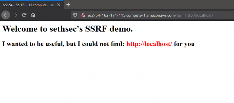 CloudGoat AWS Scenario Walkthrough: “EC2_SSRF”
